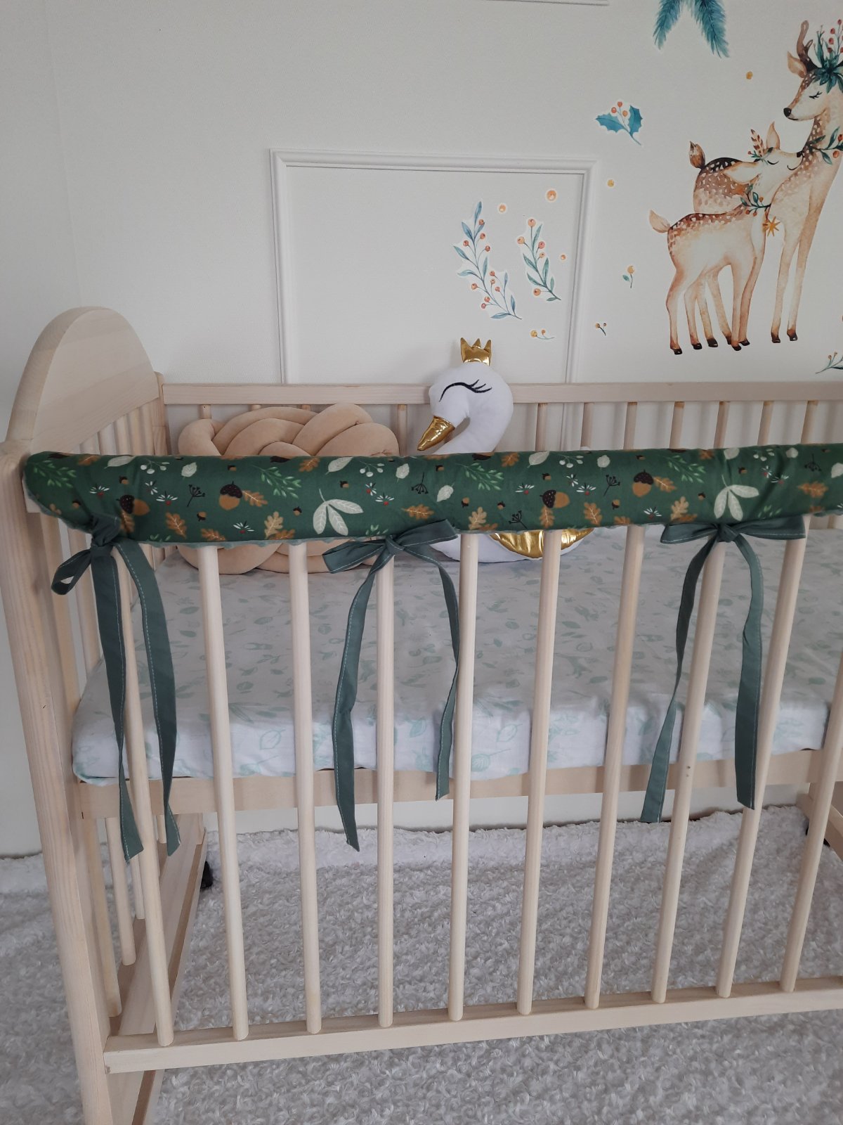 Crib Rail Cover | Cotton Rail Cover | Allbright Kids